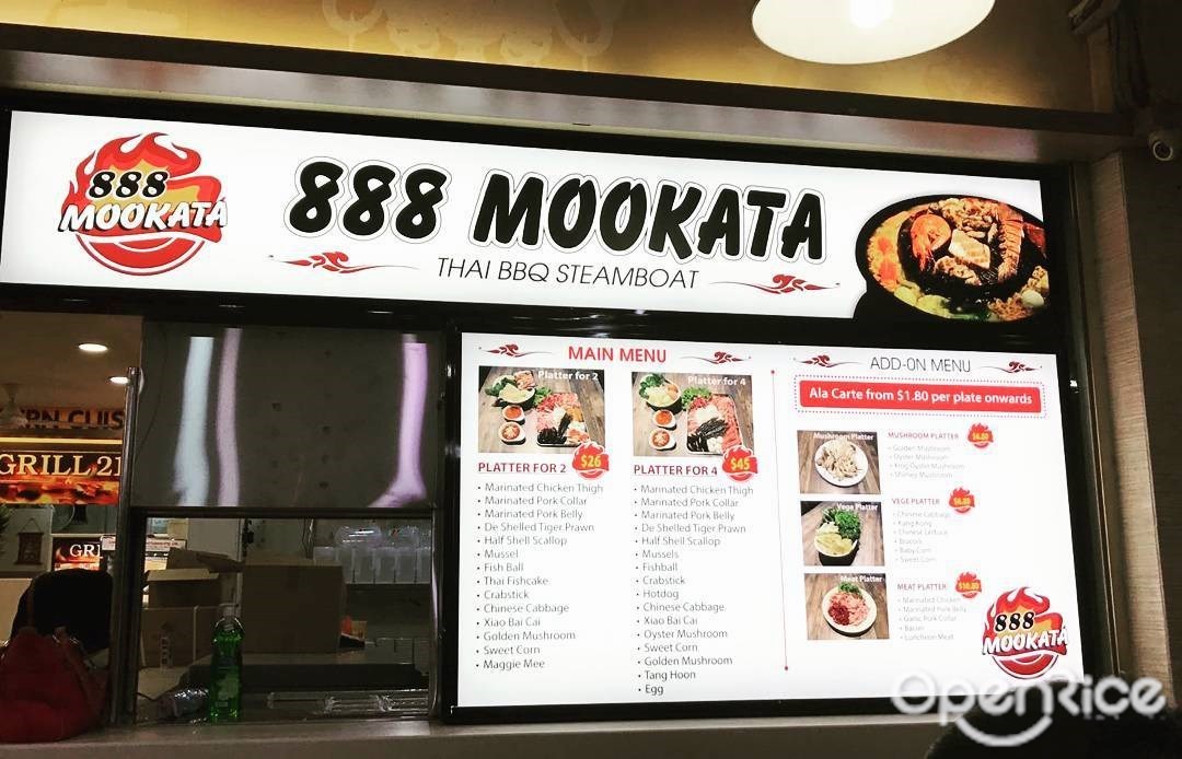 888 Mookata's Menu - Thai Mookata Restaurant in Hougang/Kovan Singapore ...