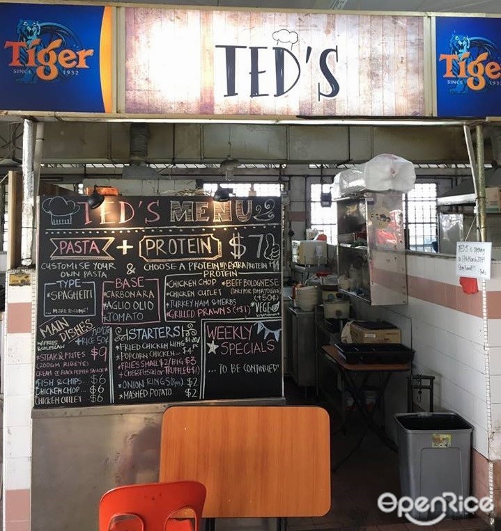 Ted's Kitchen - Singaporean Western Pasta Hawker Centre in Paya Lebar ...