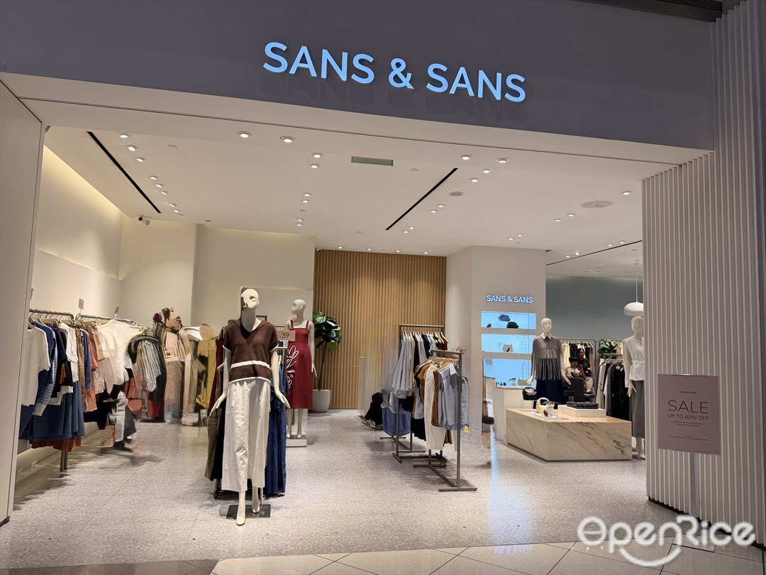 Sans & Sans - Womens wear in City Hall Suntec City Singapore | OpenRice ...