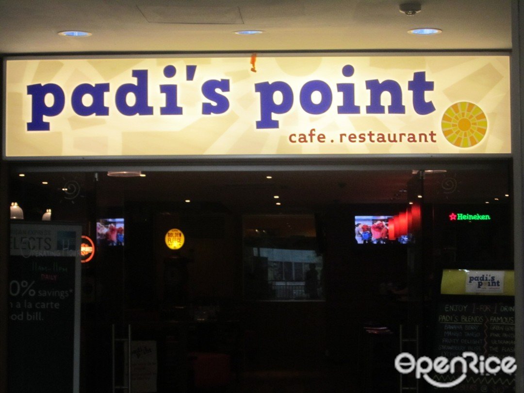 Padi's Point Cafe & Restaurant in Closed Singapore | OpenRice Singapore