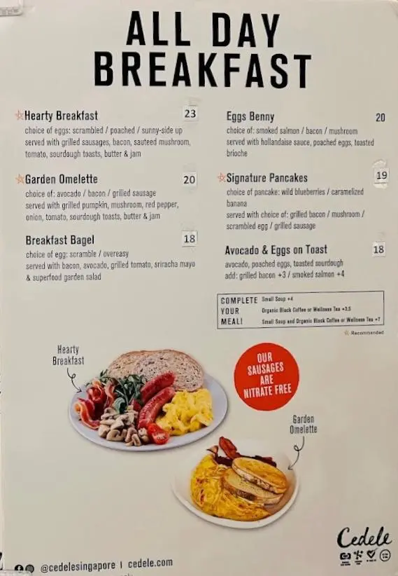 Cedele Bakery Kitchen – 新加坡政府大厦萊佛士城購物中心的混合菜甜品及蛋糕咖啡店Brunch | OpenRice 新加坡開飯喇