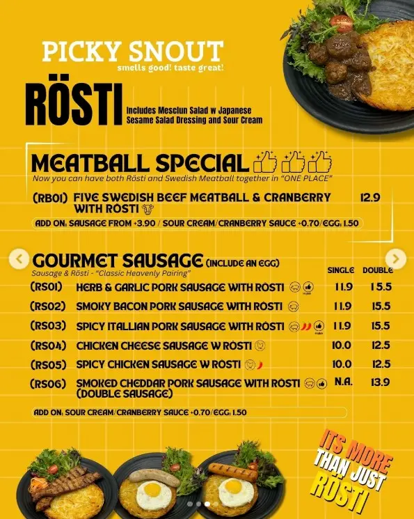 Picky Snout - Western Variety Coffeeshop Brunch in Hougang/Kovan ...