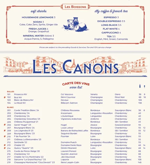 Les Canons - French Pasta Café Brunch in Raffles Place Singapore ...